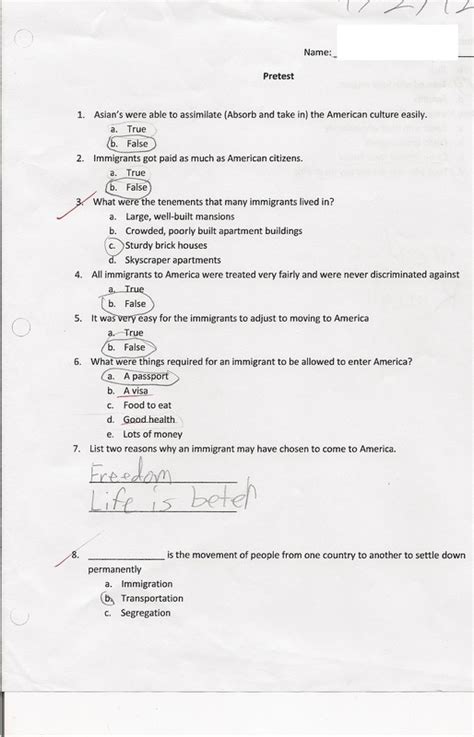Assessment Artifacts Common Assessment Portfolio