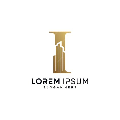 Premium Vector Letter I And Building Logo Design Vector Illustration