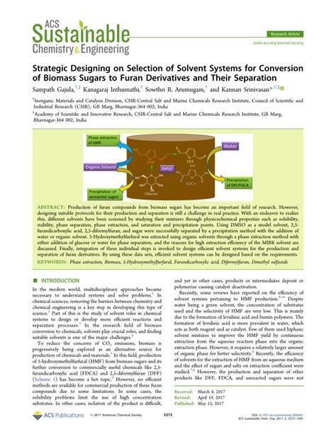 Pdf Strategic Designing On Selection Of Solvent Systems For