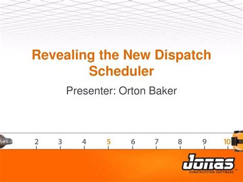 ppt revealing the new dispatch scheduler powerpoint presentation