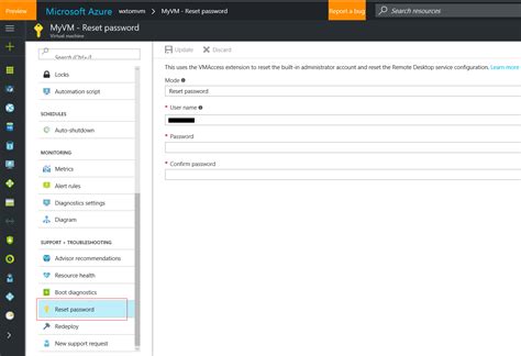 Azure Reset Local Admin User On Vm Using Azurerm Rest Api Stack Overflow