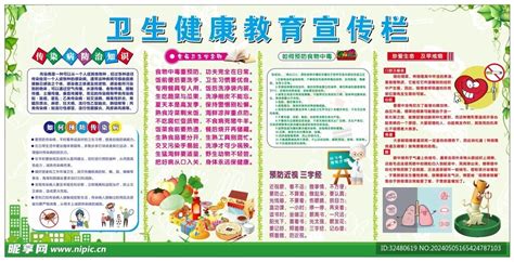 健康教育宣传栏设计图 广告设计 广告设计 设计图库 昵图网