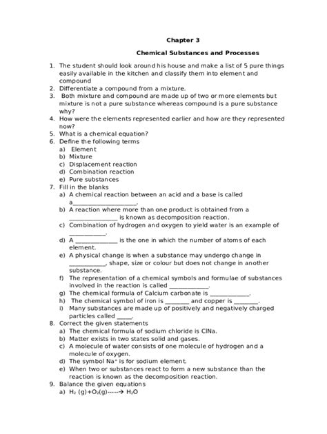 List 5 Pure Things Available In The Kitchen And Classify Them Doc Template Pdffiller