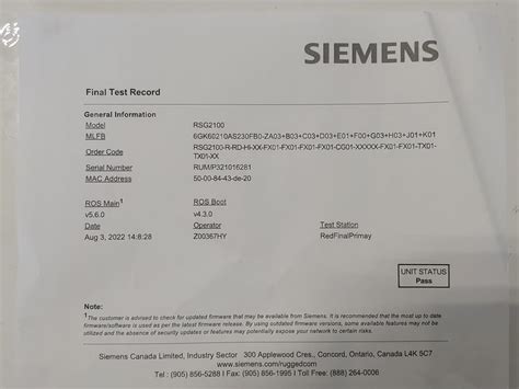 siemens ruggedcom rsg2100 32m managed ethernet switch