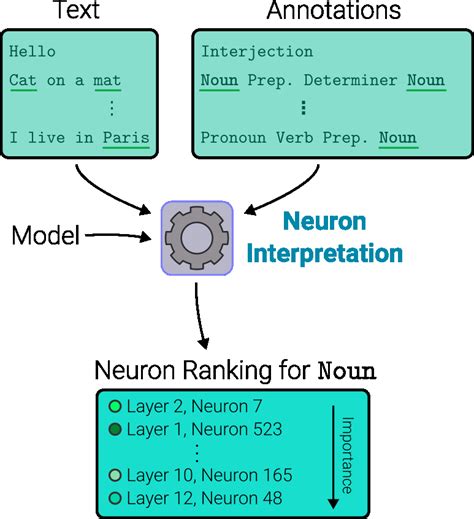 Simplified Overview Of Neuron Interpretation Given An Annotated Text