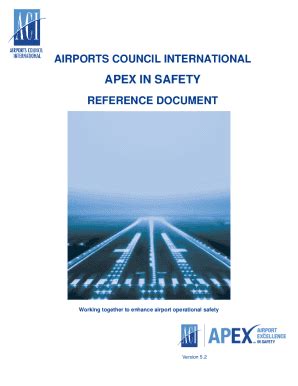 Fillable Online APEX IN SAFETY REFERENCE DOCUMENT Fax Email Print PdfFiller