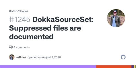 DokkaSourceSet: Suppressed files are documented · Issue #1245 · Kotlin/dokka · GitHub