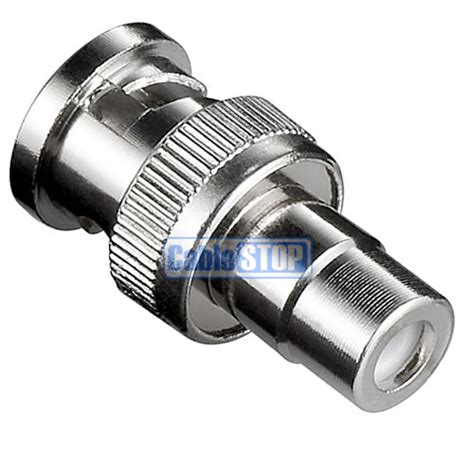 Bnc To Rca Phono Socket Cctv Video Camera Cable Converter Adapter Ebay
