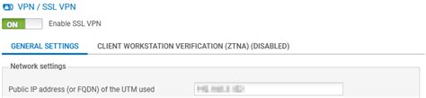 configuring the ssl vpn service