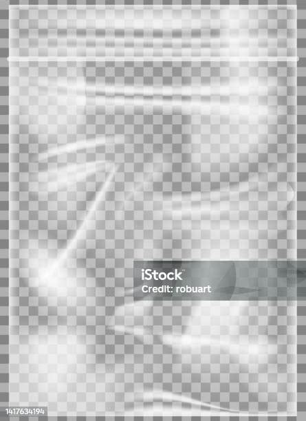 손잡이가있는 투명한 비닐 봉지 품목을 저장하고 나르기를 위한 폴리에틸렌 포장 가방에 대한 스톡 벡터 아트 및 기타 이미지