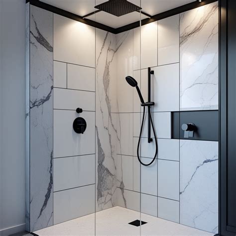 Solid Surface Shower Wall Panels Durable Seamless And Stylish Bathroom