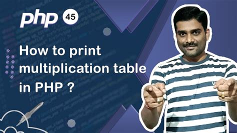 How To Print Multiplication Table In Php Php Tutorial 45 🚀 Youtube