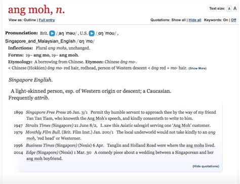 Wah Singlish Words Like Ang Moh And Teh Tarik Have Been Added To The Oxford Dictionary