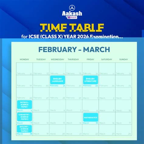 ICSE Board Exam Date Sheet Class Exams Timetable Released At Cisce Org
