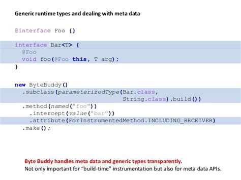 Making Java More Dynamic Runtime Code Generation For The Jvm
