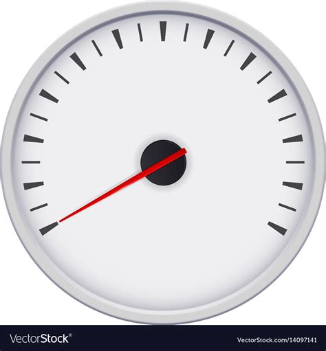 Universal Blank Gauge Royalty Free Vector Image