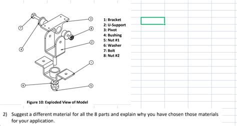 Solved Figure 10 Exploded View Of Model 2 Suggest A