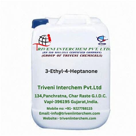 3 Ethyl 4 Heptanone For Organic Synthesis Synthesis Liquid At Best Price In Valsad
