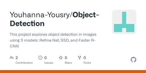 Github Youhanna Yousryobject Detection This Project Explores Object Detection In Images