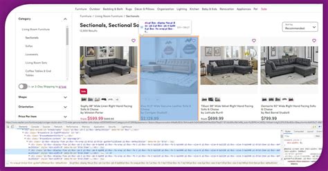 Scraping Wayfair Products With Python And Beautiful Soup