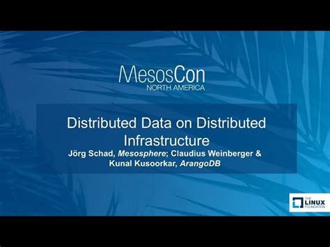 Free Video Distributed Data On Distributed Infrastructure From Linux Foundation Class Central