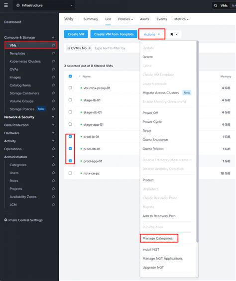 Using Nutanix Prism Central Categories With Veeam Backup 122