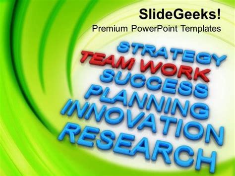 Teamwork Is Key Of Success PowerPoint Templates Ppt Backgrounds For Slides