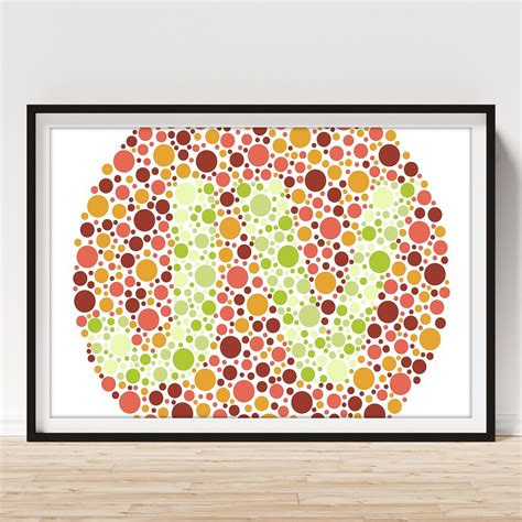 Colour Blindness Test Chart 23 Poster By Science Photo Library