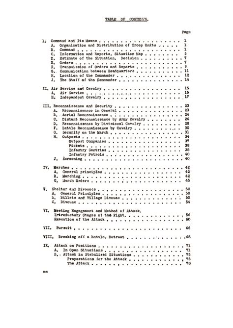 Command And Combat Use Of Combined Arms German Field Service Regulations September 1st 1921