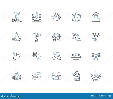 Educating Line Icons Collection Learning Teaching Instruction