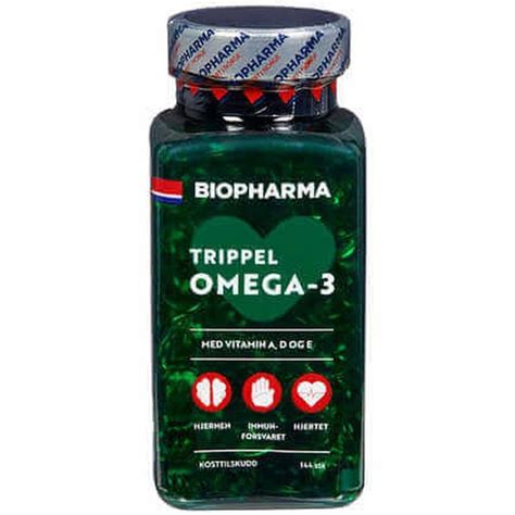 Biopharma Tripple Omega-3 - 144 capsules – Norwegian Foodstore