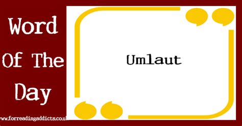 Umlaut For Reading Addicts Umlaut For Reading Addicts