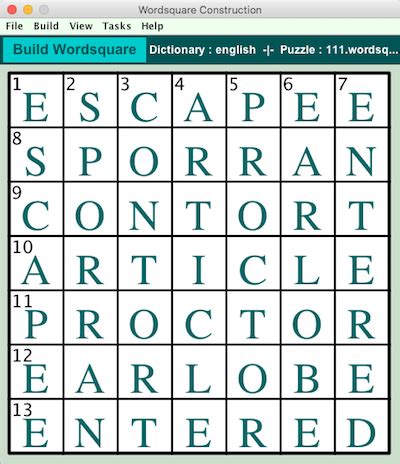 Wordsquare Puzzles