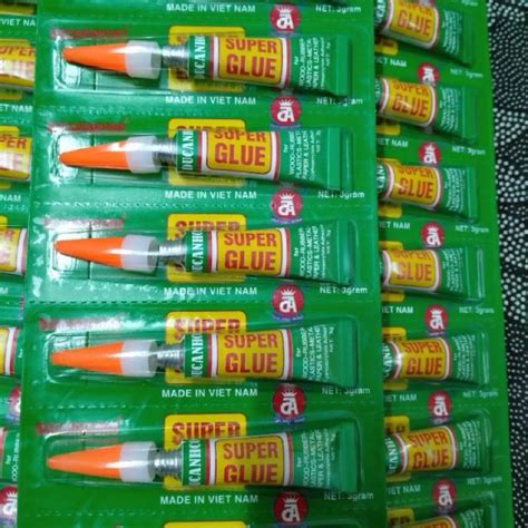 Super Glue 2g Multi Purpose Super Glue 12 Tubes Blister Shopee Philippines