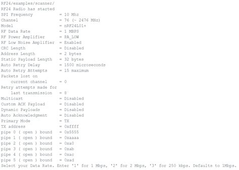 Testing The Nrf24l01 With Arduino Nano 33 Smartvox Labs