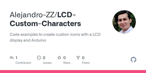 Github Alejandro Zzlcd Custom Characters Code Examples To Create