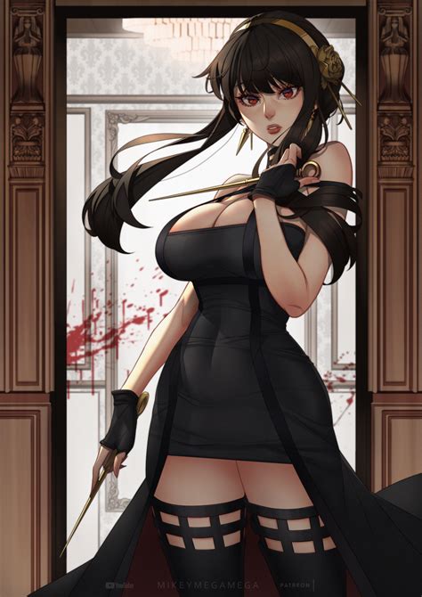 Rule 34 1girls Assassin Big Breasts Blood Cleavage Clothing Female
