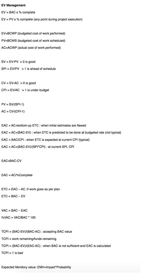 PMP Study Notes PDF Other Resources ExamsPM Com
