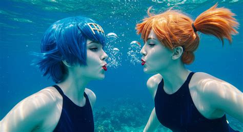 Pokemon Lana And Misty Underwater By Chrisgraduate28 On Deviantart
