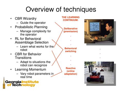 Ppt Multi Level Learning In Hybrid Deliberativereactive Mobile Robot