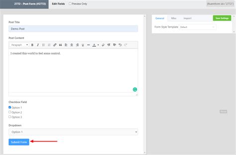 how to connect meta box wordpress with fluent forms