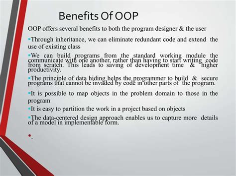 Unit 1 Basic Concept Of Object Oriented Programmingppt