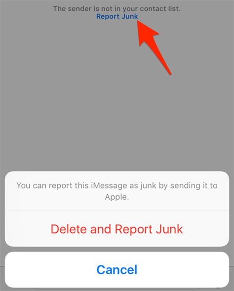 Block Text Messages From Unknown Senders Spam On IPhone