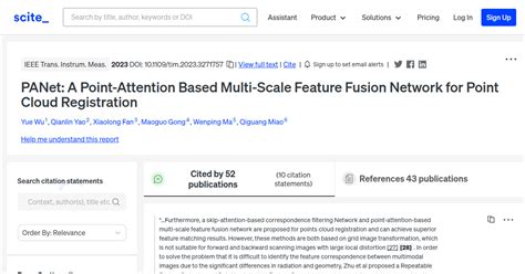 panet a point attention based multi scale feature fusion network for