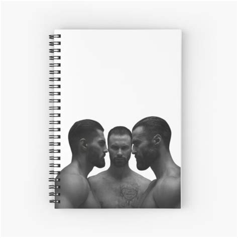 Gigachad Meme Spiral Notebook By Garmy Redbubble