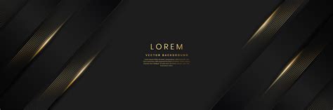 대각선 골드 라인 줄무늬가있는 추상 3d 검은 색 배경 고급 템플릿 디자인 호화로움에 대한 스톡 벡터 아트 및 기타 이미지 호화로움 0명 3차원 형태 Istock