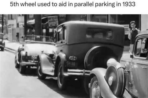 Tech Explorers On Instagram In 1933 An Innovative Fifth Wheel Parallel Parking Tool Was