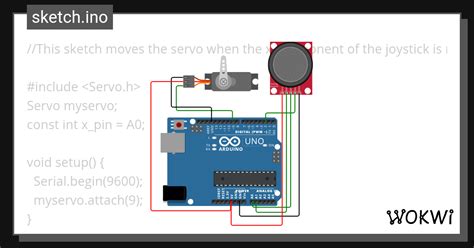 Servojoystick Wokwi Esp32 Stm32 Arduino Simulator