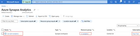 How To Create Azure Synapse Analytics Workspace