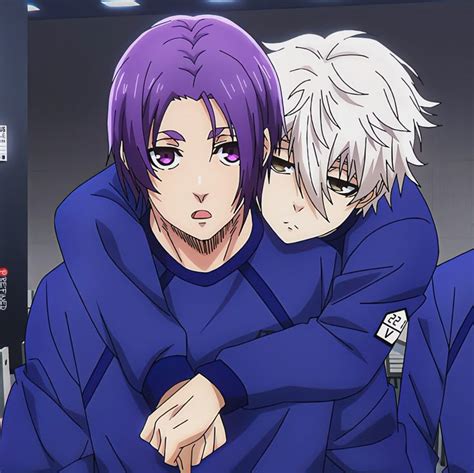 Nagi Seishirou Icon Blue Lock ブルーロック Episode 7 Anime Blue Anime Anime Guys